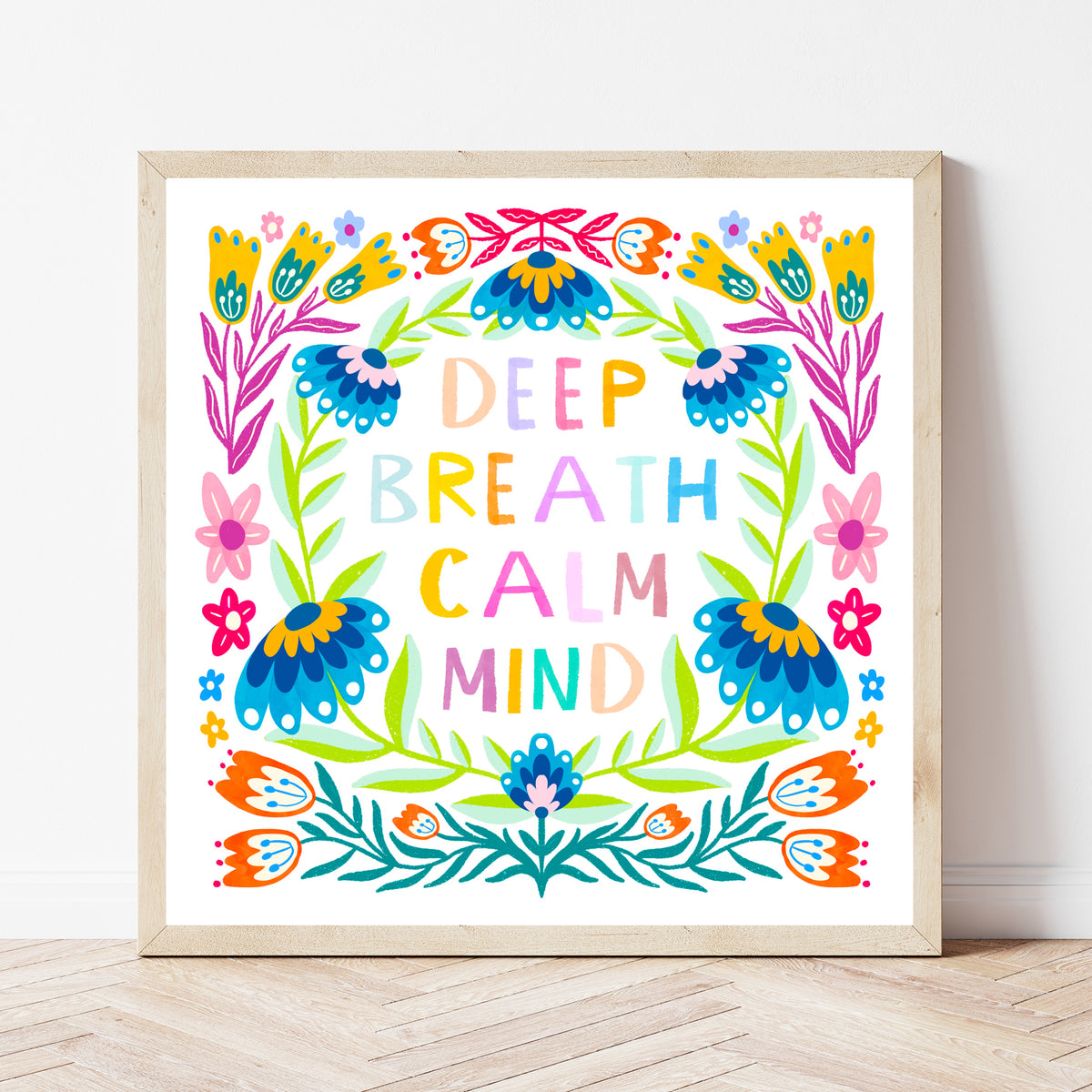 Deep Breath, Calm Mind Print – The Sunshine Bindery