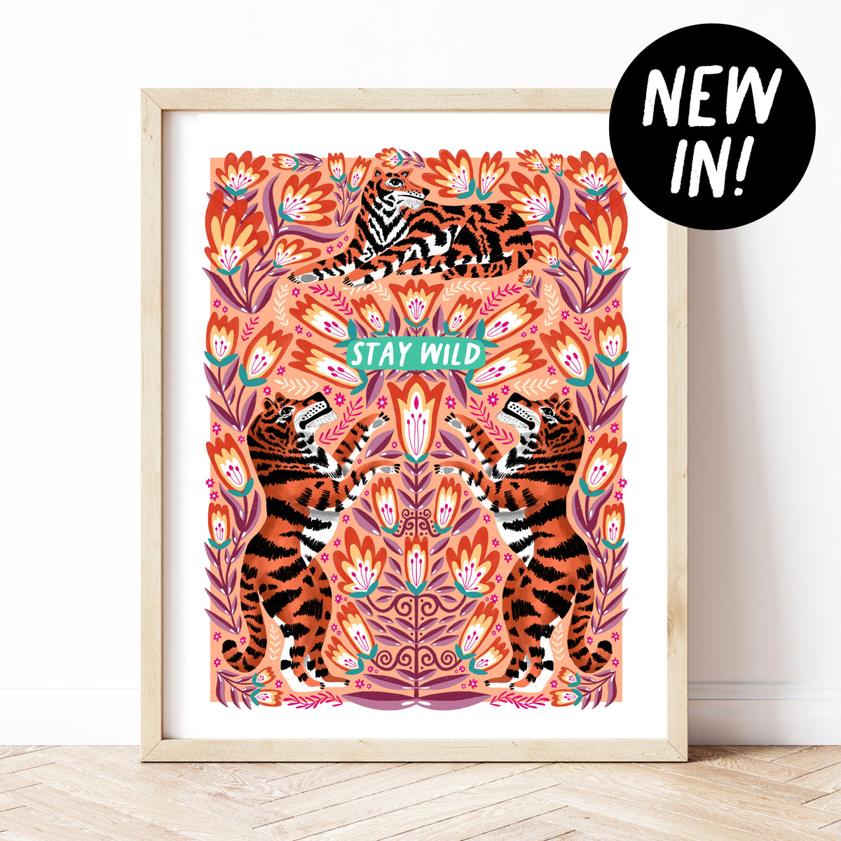 Stay Wild Tigers Print – The Sunshine Bindery