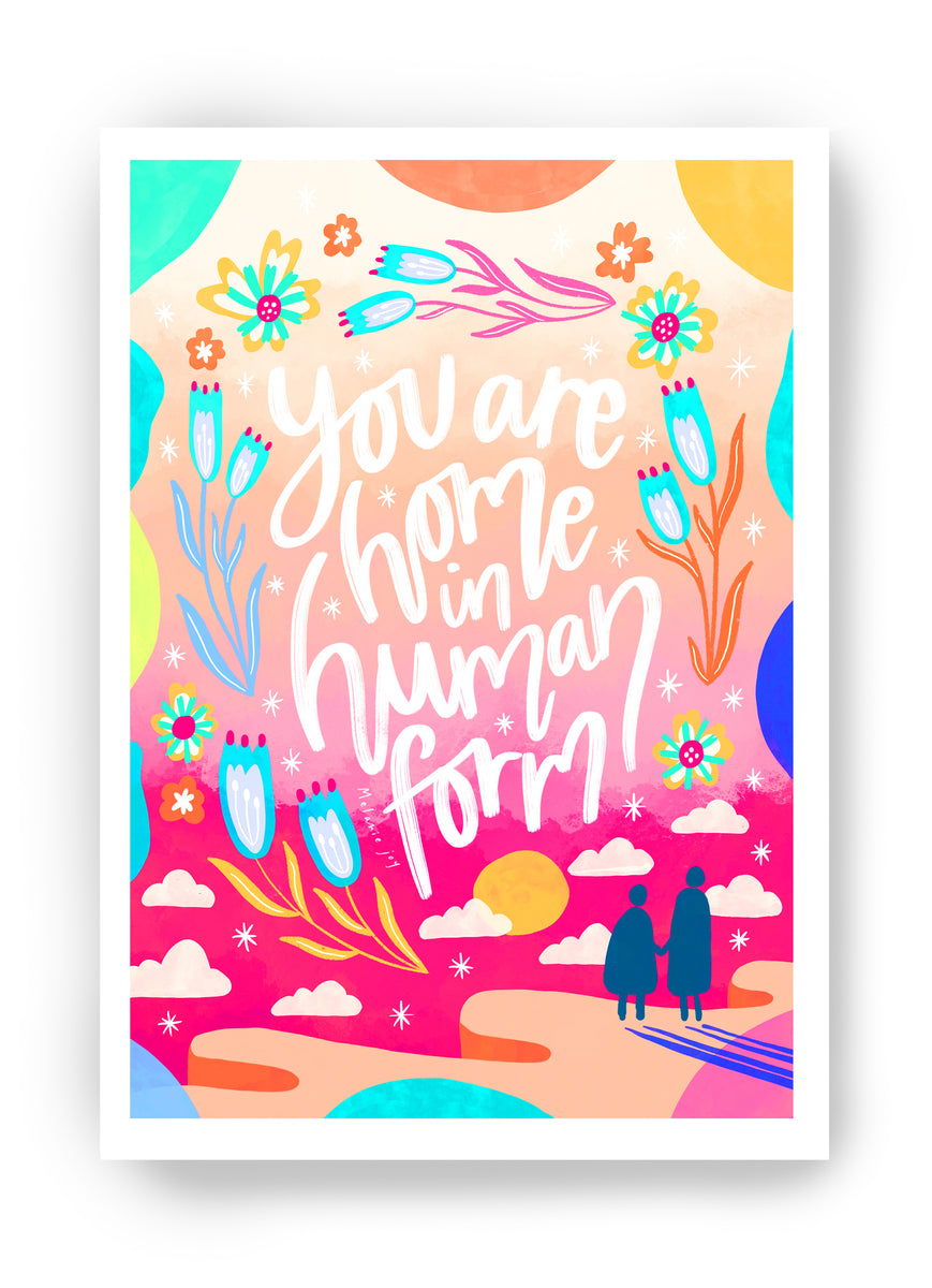 Home In Human Form Art Print – The Sunshine Bindery