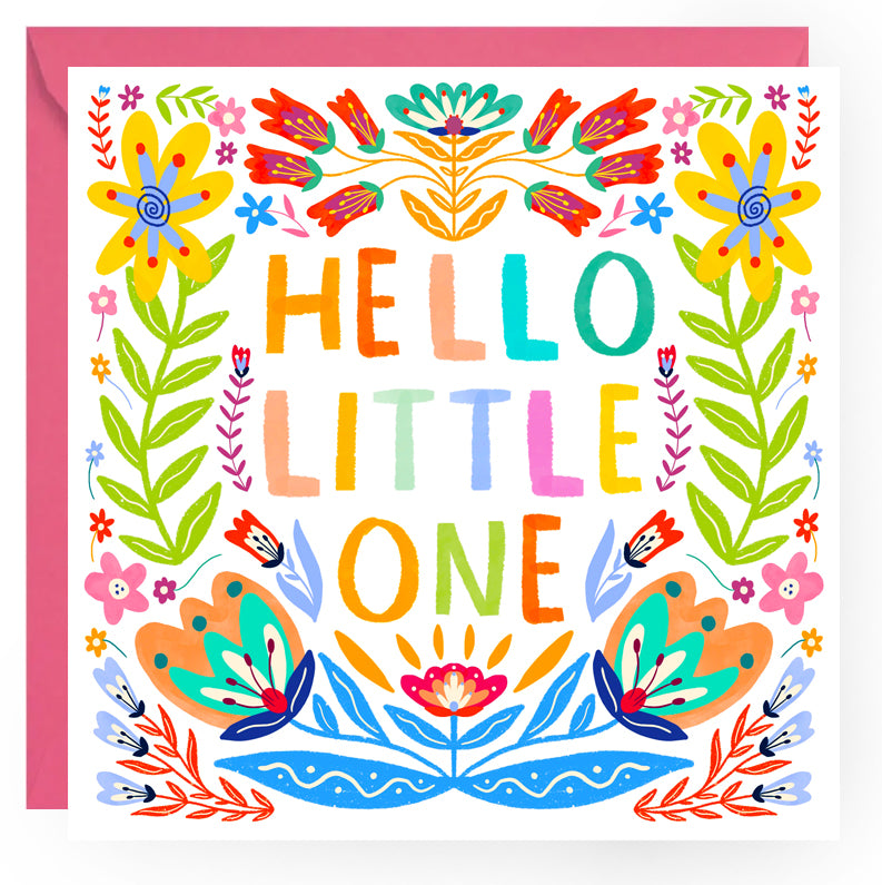 Hello Little One Card – The Sunshine Bindery