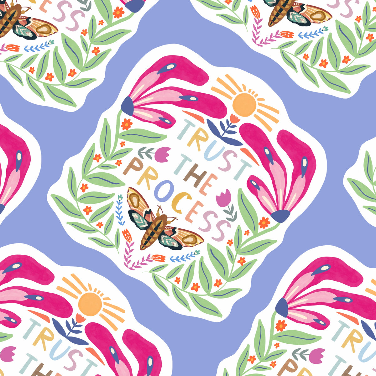 Trust The Process Sticker – The Sunshine Bindery