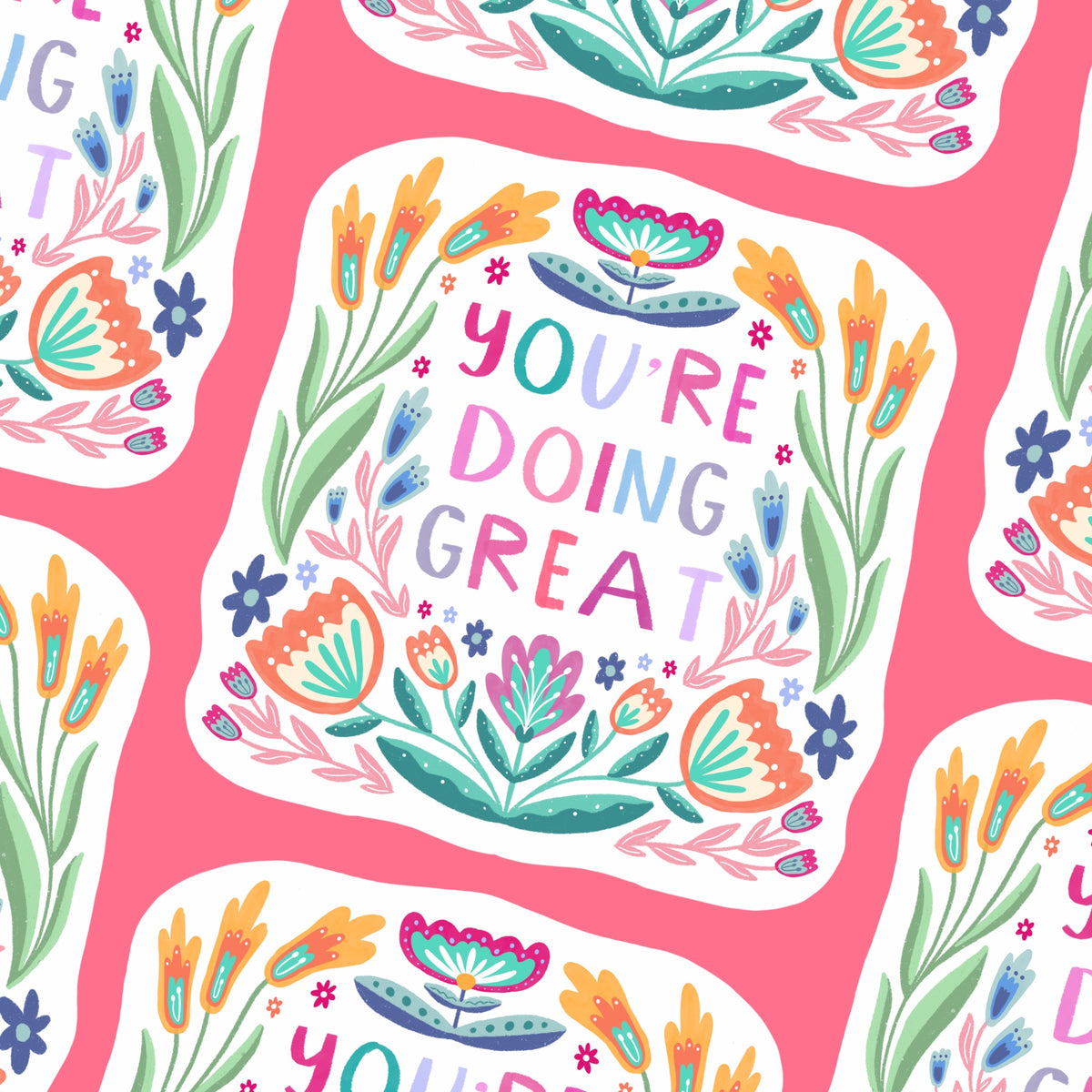 You're Doing Great Sticker – The Sunshine Bindery