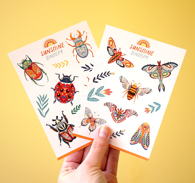 Sticker Sheet Bundle – The Sunshine Bindery